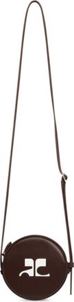 Courrèges Kleine Reedition Circle Tasche - Braun