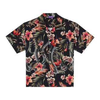 Octopus Homme, Chemises, Multicolore, Taille: S Chemise en coton avec impression num&eacute;rique