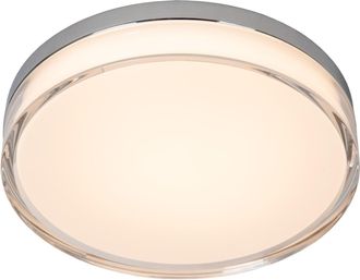 Lucide PLANO - Deckenleuchte Badezimmer - &Oslash; 28 cm - LED Dim. - CCT - 1x16W 2700K/4000K - IP44 - Opal