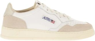 Autry Low-Top Sneaker - Medalist Low - Leather And Suede Sneakers - Gr. 40 (EU) - in Wei&szlig; - f&uuml;r Damen