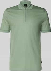 HUGO BOSS Regular Fit Poloshirt aus Baumwoll-Lyocell-Mix Modell H-PARAS 70