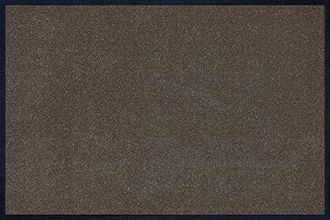 Wash+Dry Brown Tapis Del Sol, Polyamide Dos : Caoutchouc Nitrile, Marron, 40x60cm