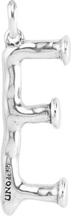 Uno De 50 Unisex-Charm Bañado en Plata y/o Gold, inspirdo en El icónico clavo de UNOde50 mit Form des Letra. Puede kombinarse mit Cadenas mit Diferentes Tamaños