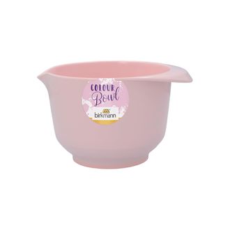 RBV BIRKMANN Birkmann, R&uuml;hr- und Serviersch&uuml;ssel, Rosa, 1,0 Liter, Melamin, kratzfest, standfest, nachhaltig