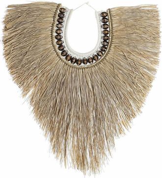 DKD Home Decor Dkd Home Decor - Stumme Wanddekoration 62x3x65 nat&uuml;rlicher ethnischer Jute mehrfarbige Farbmaterial Familien Wanddekorationen Details