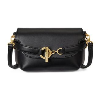 Ralph Lauren Femme, Sacs, Noir, Taille: ONE Size Blaike Small Leather Crossbody Bag