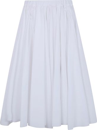 N&deg;21 Canvas Midi Skirt