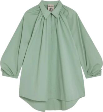 Semicouture Femme, Blouses et Chemises, Vert, Taille: 36 FR Chemises