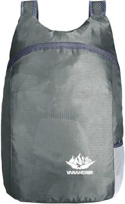 Generic Sac &agrave; dos de cyclisme, sac &agrave; dos l&eacute;ger, sac &agrave; dos de voyage, sac &agrave; dos de sport de grande capacit&eacute; pour femme avec portefeuille et sac &agrave; dos, gris, ta