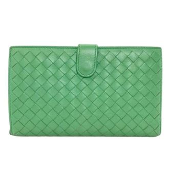 Bottega Veneta Porte-monnaie Pre-owned - Femme - Pre-owned - Vert - Taille: ONE Size