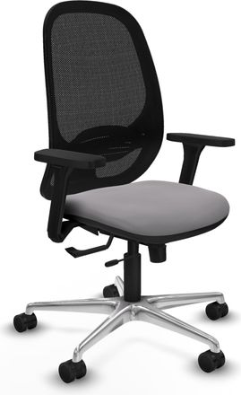 Piqueras y Crespo Cilanco PC-Stuhl mit 3D-Armen, h&ouml;henverstellbare Lendenwirbelst&uuml;tze, ausgestattet mit Syncro/Traslack und Schneideschaum, mit Rollen von 65 mm, Nylon,