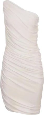 Norma Kamali Femme, Robes, Blanc, Taille: 44 FR Diana Mini Dress