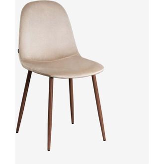 Sklum Pack mit 2 Glamm Esszimmerst&uuml;hlen Dunkles Holz