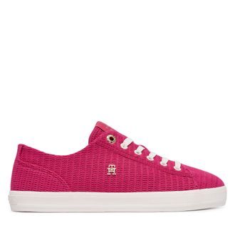 Tommy Hilfiger Sneakers aus Stoff Tommy Hilfiger FW0FW09171 Dunkelrosa