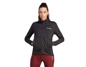 adidas Performance Fleecejacke Terrex Multi Light schwarz Damen