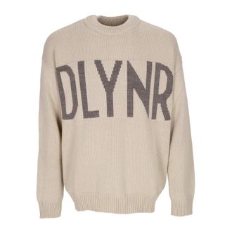 Dolly Noire Moonbeam Beige Crew-neck Pullover - - Knitwear - Herren - Beige - XL
