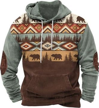 Generic Sweat a Capuche Homme Hooded Sweatshirt Sweats &agrave; Capuche Homme Couple avec Impression de Lettre et Poche pour Un Style Relax