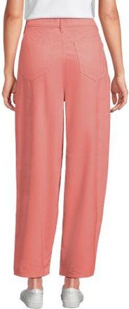Lands End Barrel-Feincordhose High Waist, Damen, Gr&ouml;&szlig;e:38 regular, Pink, by Lands End