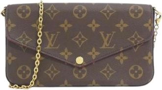 Louis Vuitton Pre-owned Monogram Pochette Felicie Shoulder Bag - Femme - Pre-owned - Brun - Taille: ONE Size