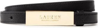 Lauren Ralph Lauren Dameng&uuml;rtel New Plaque 412873090001 Schwarz