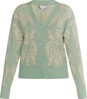Usha Strickcardigan Damen Mint Creme