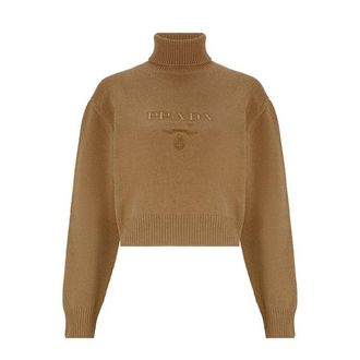 Prada Pull col roul&eacute; logotyp&eacute;