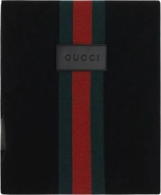 Gucci Schal mit Streifen-Detail - - Accessories - Herren - Schwarzk - ONE SIZE