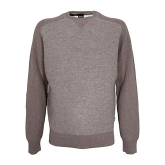 HUGO BOSS H-Ematero Rundhals-Pullover - - Knitwear - Herren - Grau - L