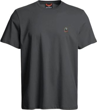 Parajumpers Homme, Tops, Gris, Taille: 2XL Patch Tee