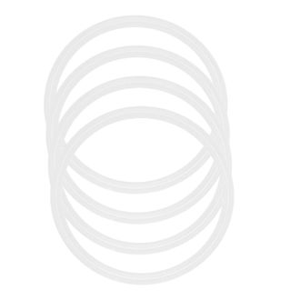 Hemobllo 4 Stück Teiliges Silikon Dichtungsring für Flaschen Auslaufsichere Hitzebeständige Dichtung für Thermosflaschen Flexible Abdichtung Passend für Außend