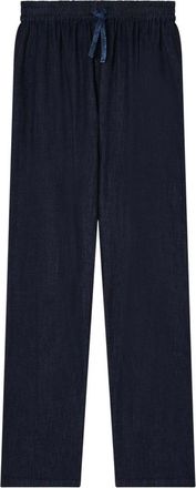 Emporio Armani Femme, V&ecirc;tements de nuit et de d&eacute;tente, Bleu, Taille: 46 FR Denim Cotton Pantalons