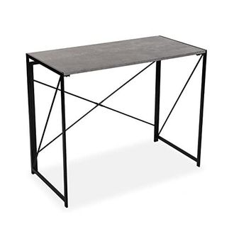 VERSA Jack Bureau Informatique Bureau Sécretaire Poste de Travail Table détude pour Ordinateur Gaming, Pliable, Dimensions (H x l x L) 74 x 45 x 90 cm, Bois
