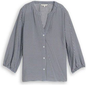 Tom Tailor Langarmbluse Blusen & Shirts Bluse mit Muster