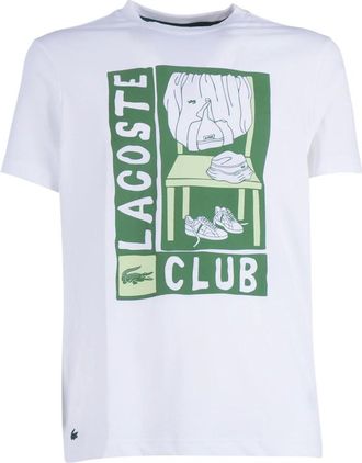 Lacoste Homme, Tops, Blanc, Taille: XL T-Shirt