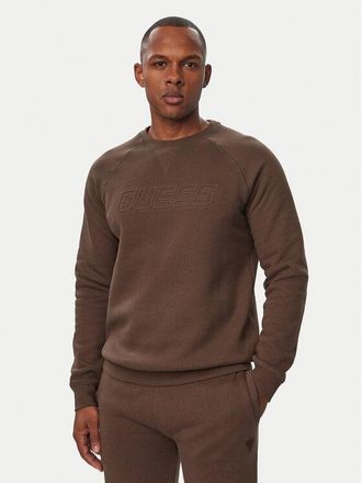 Guess Sweatshirt Z4YQ16 K9V31 Braun Regular Fit