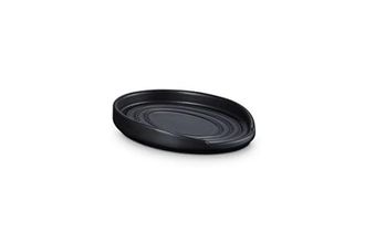 LE CREUSET Le Creuset Repose-cuill&egrave;re oval en c&eacute;ramique, Noir Mat, 71507150000099