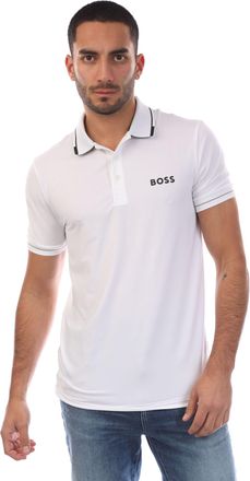 HUGO BOSS Poloshirt f&uuml;r Herren, 4-fache Dehnrichtung (Naturwei&szlig;)