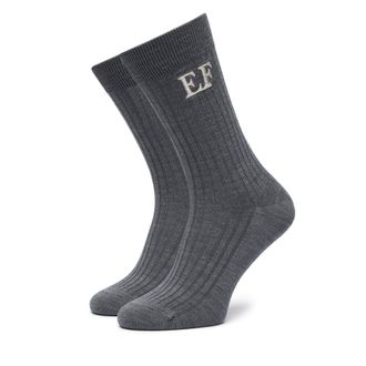 Elisabetta Franchi Lange Socken Elisabetta Franchi CZ-11A-67E2-V90 Grau