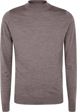 John Smedley pull Harcourt - Marron