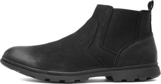 Hush Puppies Homme Tyrone Bottine Chelsea, Noir, 39.5 EU