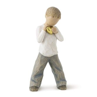 Willow Tree Enesco Willow Tree Heart of Gold Boy Figurine