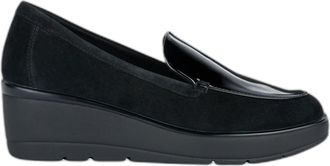 Geox Mädchen D Ilde B Moccasin, Schwarz, 40 EU