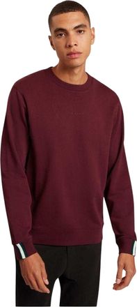 Ted Baker Sweatshirt f&uuml;r Herren, Rundhalsausschnitt (Ochsenblutrot)