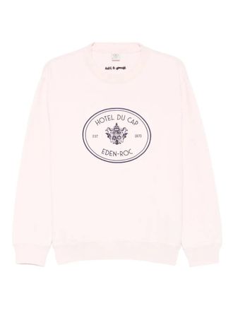 Sporty & Rich Sweatshirt mit grafischem Print - Rosa