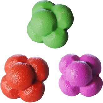 Amosfun 3st&uuml;cke Sechseckiger Reaktionsball F&uuml;r Fitness Agile Training B&auml;lle &Uuml;bungsb&auml;lle Agiler Trainingsball Fitnessball Reaktionsb&auml;lle