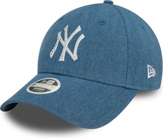 New Era 9Forty Damen Cap - Diamante New York Yankees blau