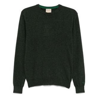 Woolrich Gr&uuml;ner Pullover mit Girocollo-Ausschnitt - - Knitwear - Herren - Gr&uuml;n - XL
