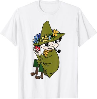 Moomin Mumin Snufkin h&auml;lt Obst T-Shirt