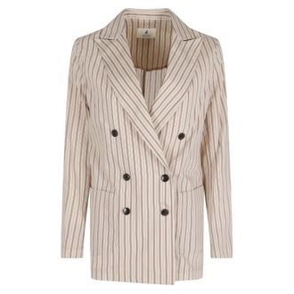Myths Gestreifter zweireihiger Blazer - - Jackets - Damen - Mehrfarbig - XS