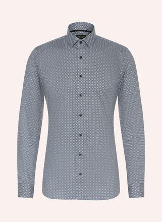 Olymp Hemd No. Six Super Slim silber